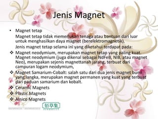 Presentation bahan magnet | PPTX