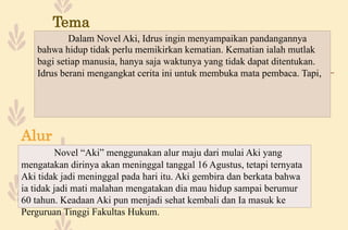 menganalisis Novel AKI karya Abdullah Idrus | PPTX