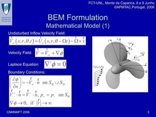 Unsteady Potential Flow Calculations of Marine Propellers Using BEM | PPT