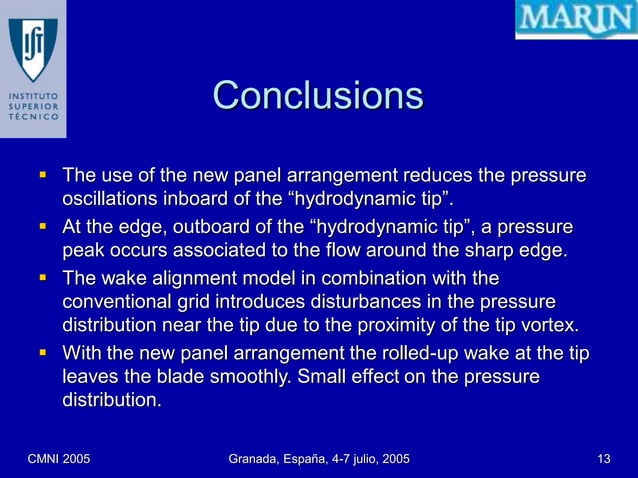 A Study on the Modeling of Marine Propeller Tip Flows Using BEM | PPT