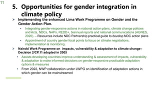 Obstacles and Opportunities for Gender Integration in Agriculture ...