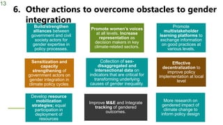 Obstacles and Opportunities for Gender Integration in Agriculture ...