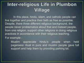 Interreligious dialogue in Banguntapan village | PPT