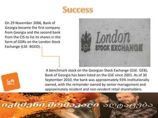 Presentation bank of georgia | PPTX