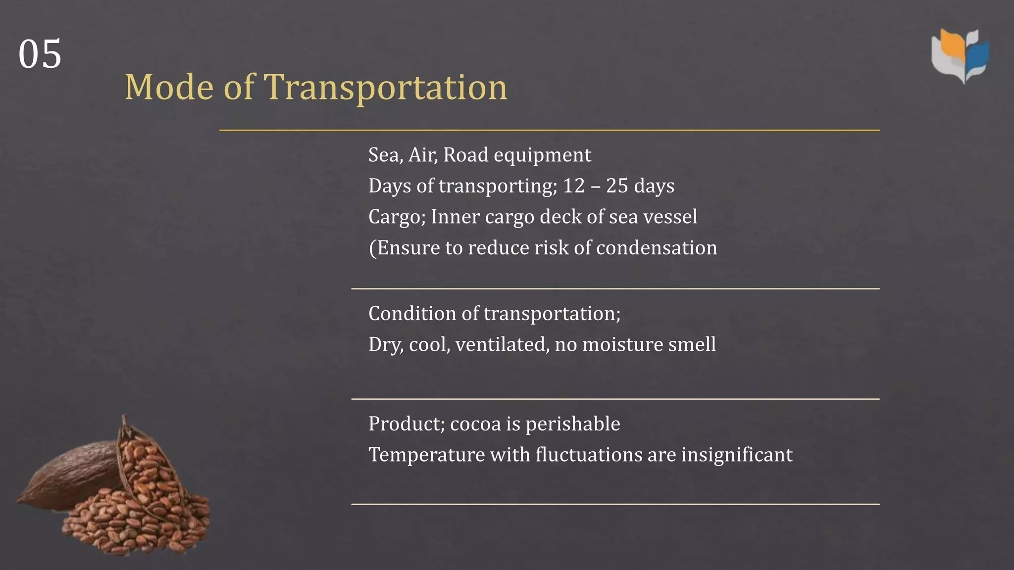 LOGISTIC (COCOA) | PPTX