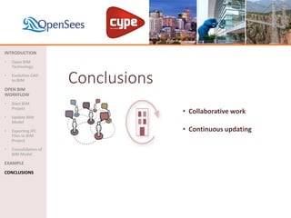 Opensees integrated in a BIM workflow as calculation engine | PDF