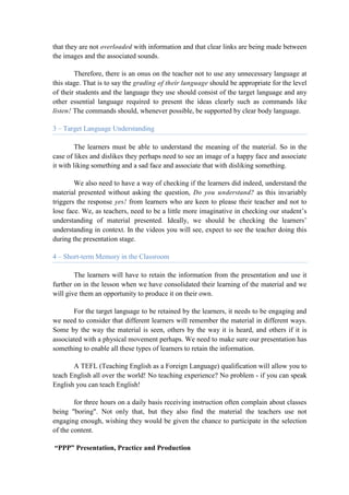 Presentation based on tefl method | DOCX