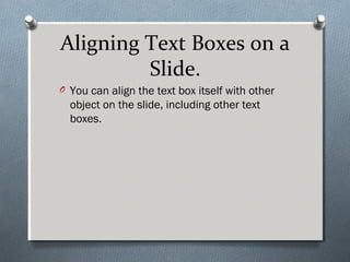 Presentation basic formatting | PPT