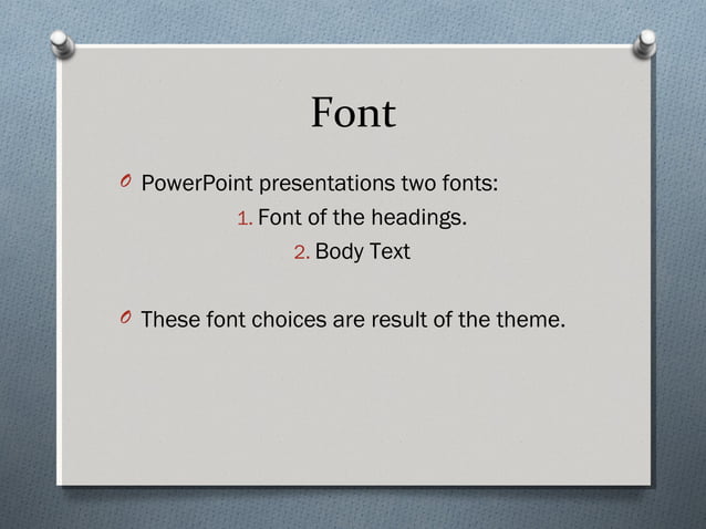 Presentation basic formatting | PPT