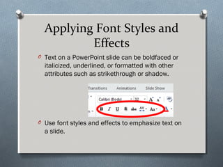 Presentation basic formatting | PPT