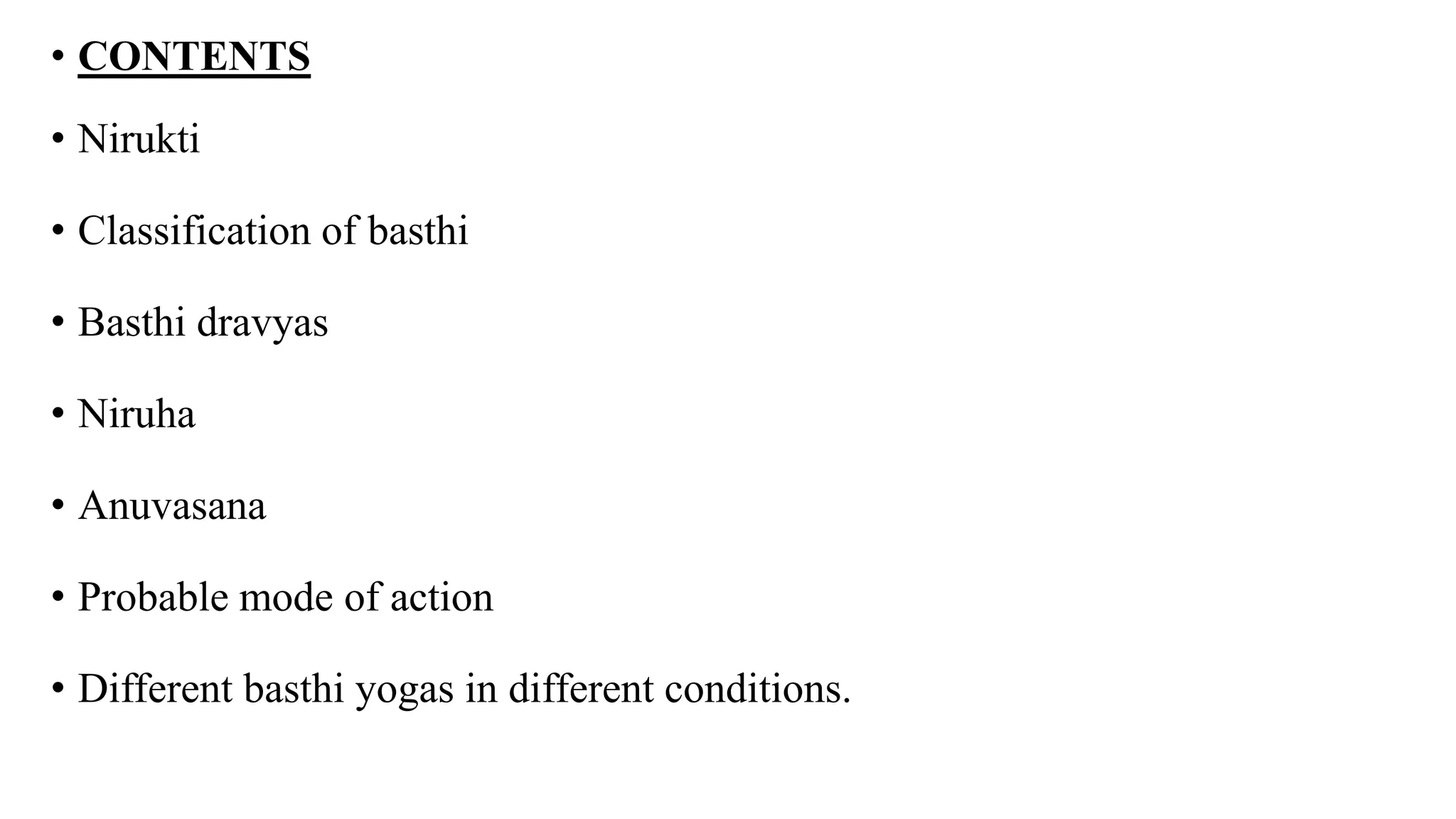 BASTI IN AYURVEDA | PPTX