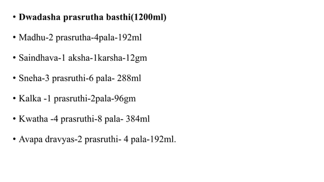 BASTI IN AYURVEDA | PPTX