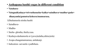 BASTI IN AYURVEDA | PPTX