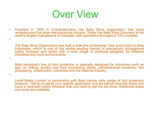 Presentation Bata | PPT