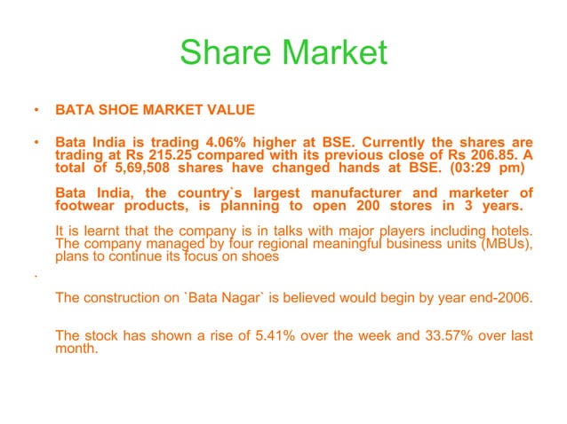 Presentation Bata | PPT