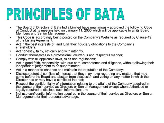 Presentation Bata | PPT