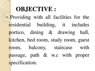 Analysis and design of residential building | PPTX | Civil Engineering Industry | Industries