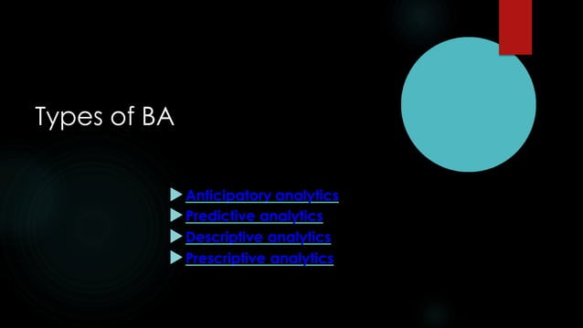 Business analytics | PPT