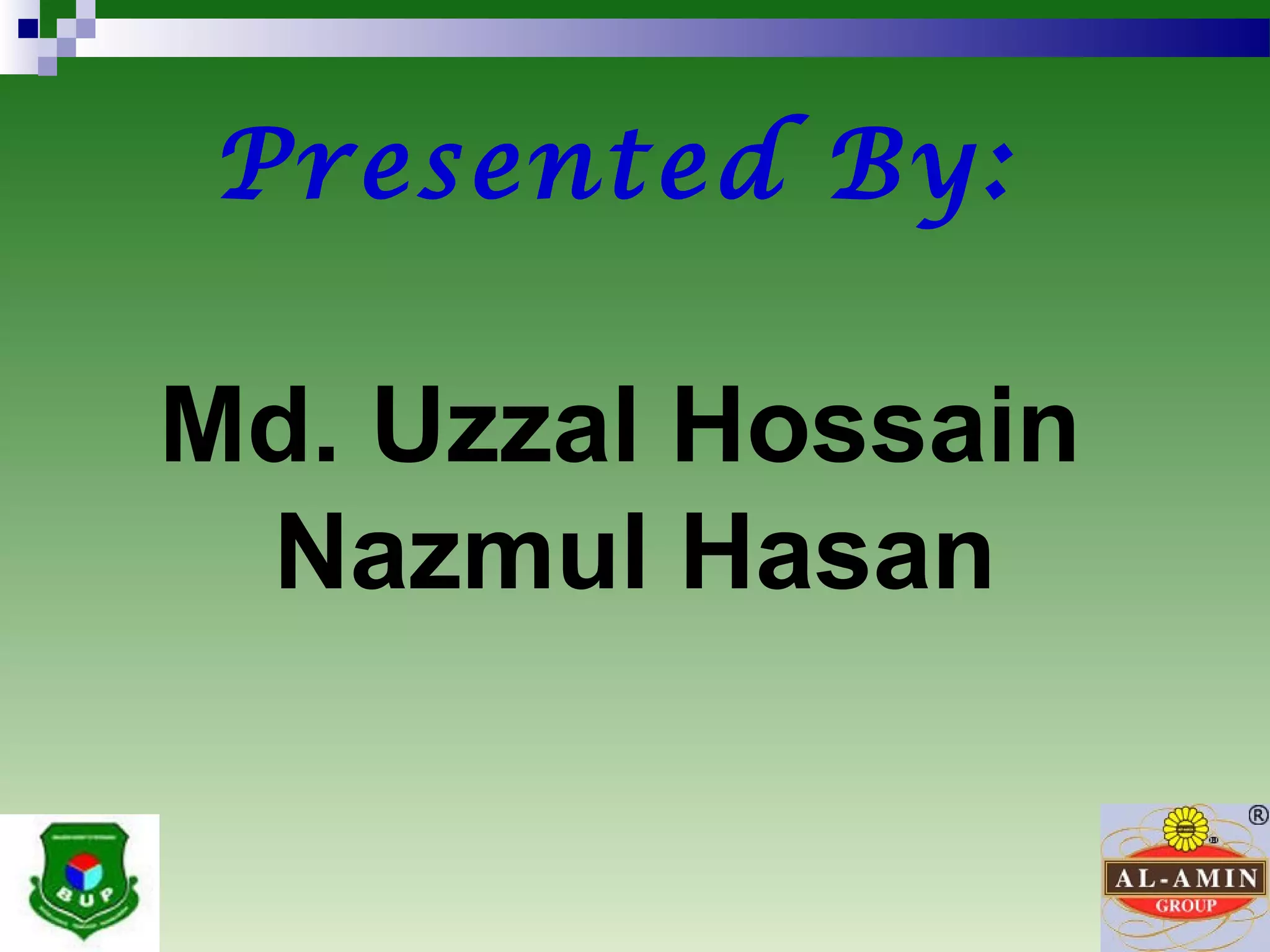 Presentation BCG Matrix al amin group | PPT