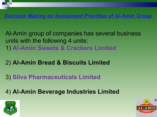 Presentation BCG Matrix al amin group | PPT