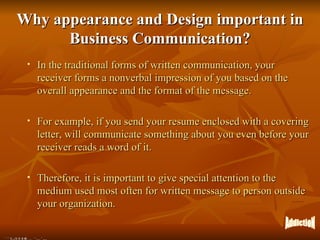 Presentation buiness communication | PPT | Email | Internet