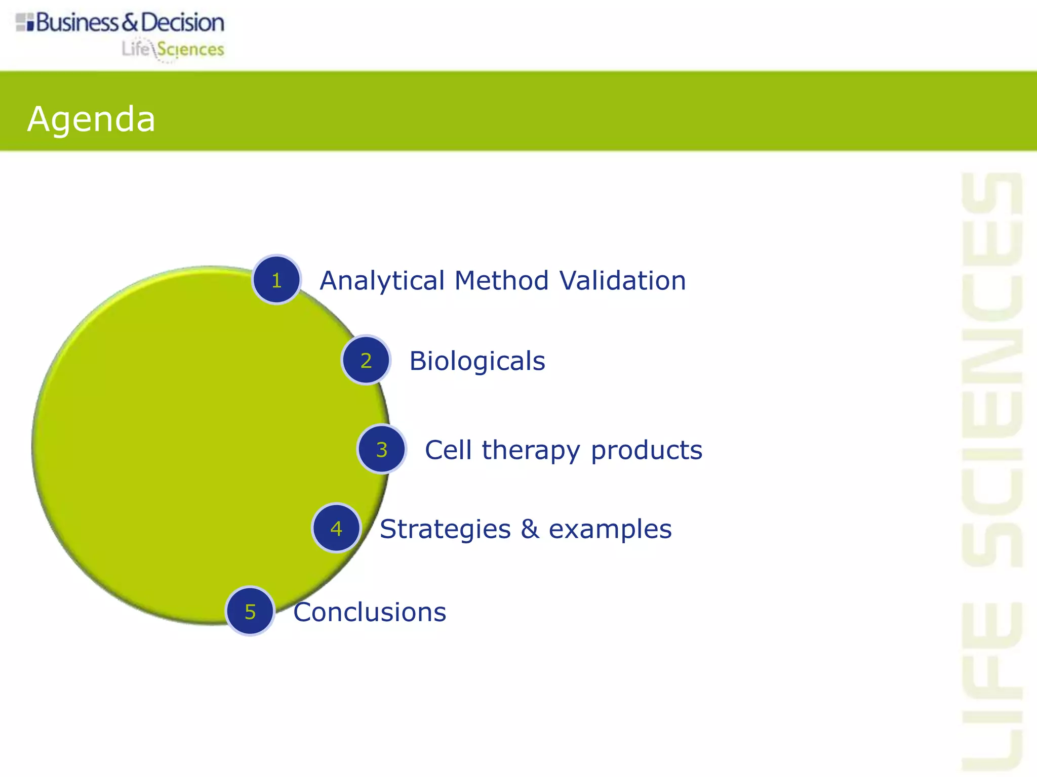 QC Method Validation for Biologicals vs Cell Therapy products (ATMP) | PPT