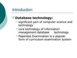 Presentation: Project Preliminary | PPT | Databases | Computer Software and Applications