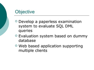 Presentation: Project Preliminary | PPT | Databases | Computer Software and Applications