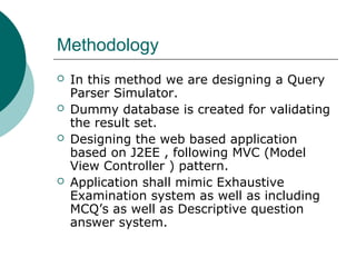 Presentation: Project Preliminary | PPT | Databases | Computer Software ...