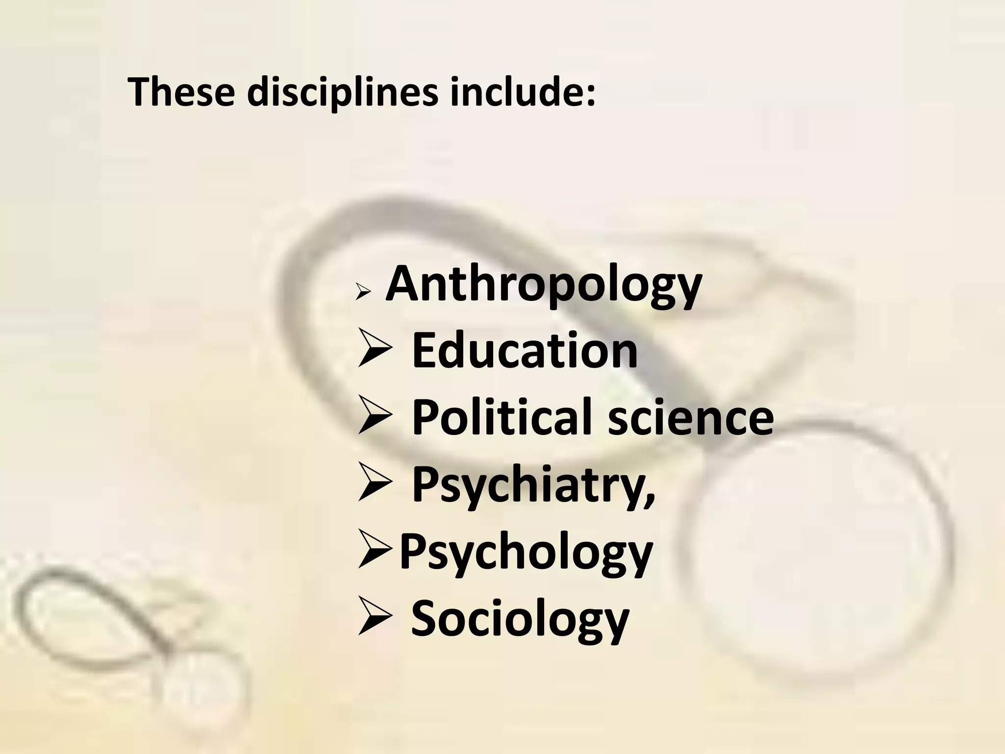 Presentation behavioral sciences | PPTX