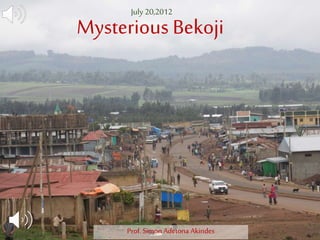 Bekoji, the Ethiopian town of runners photos | PPSX