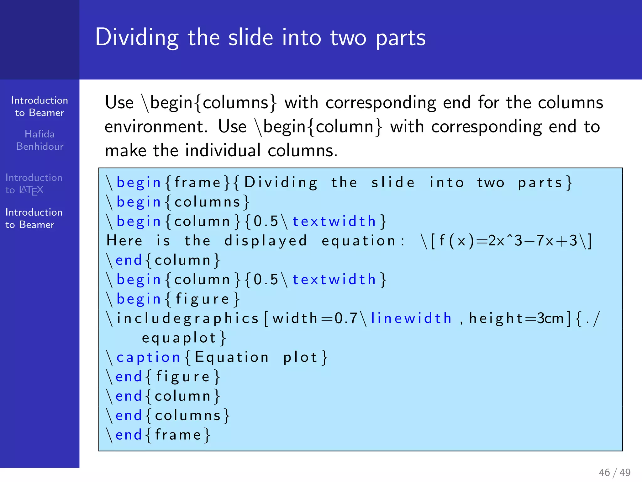 How To Make A Presentation With Latex? Introduction To