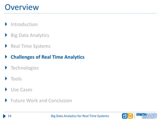Big Data Analytics for Real Time Systems | PDF