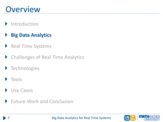 Big Data Analytics for Real Time Systems | PDF