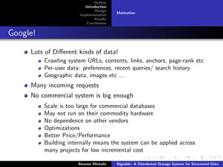Bigtable: A Distributed Storage System for Structured Data | PDF