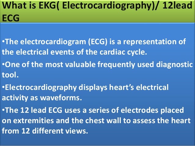 NURSING PROCEDURE OBTAIN 12 LEAD ECG