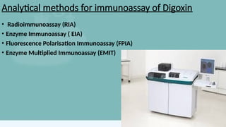 Presentation on immunoassay of insulin and digitalis. by Bharti | PPTX