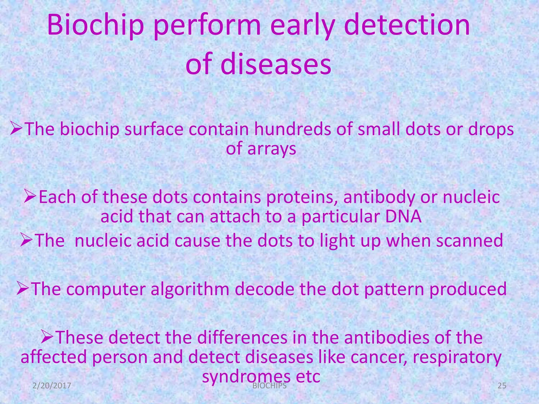 biochip presentation | PPTX