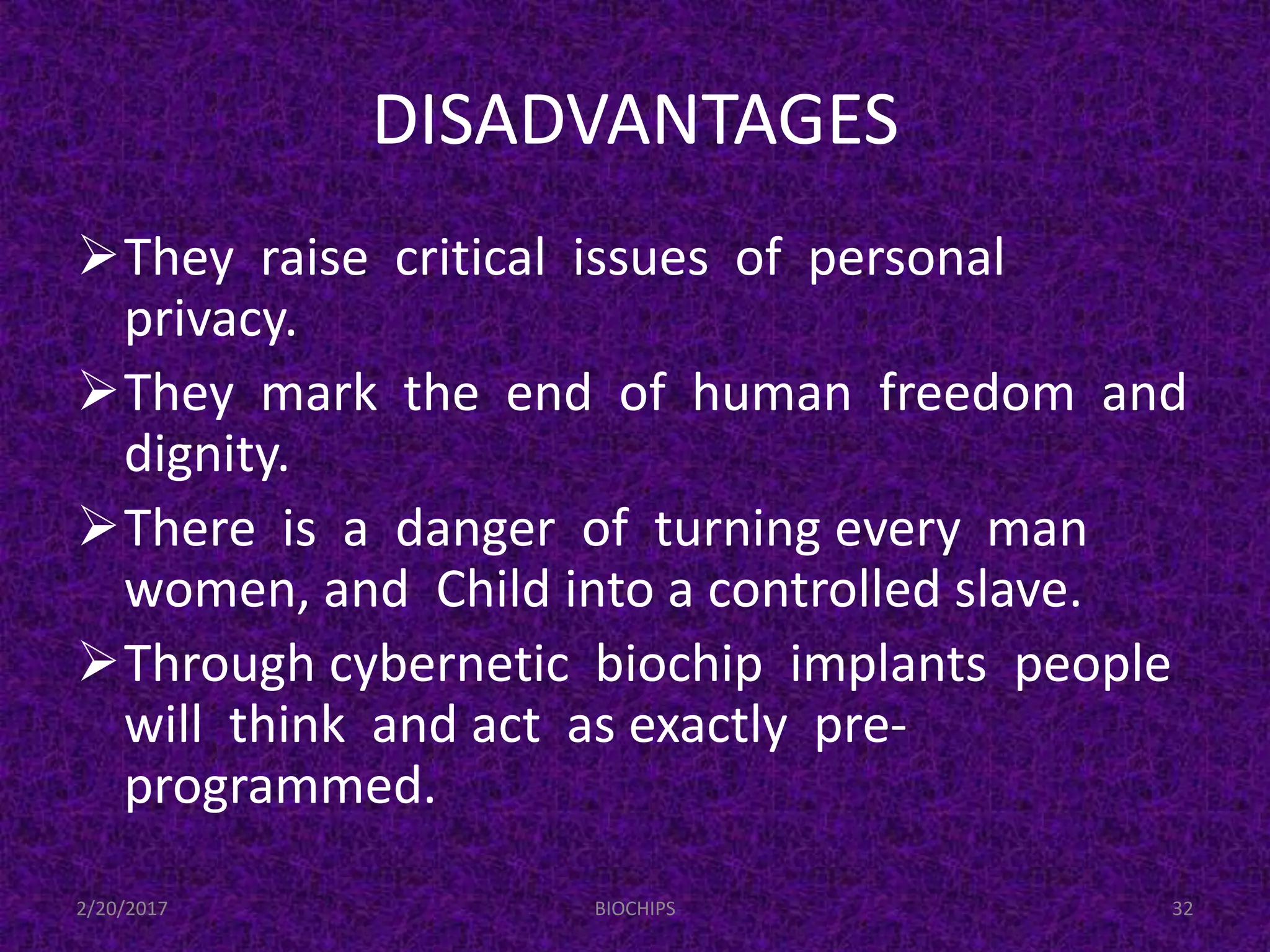 biochip presentation | PPTX