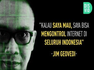 Presentation biography Jim Geovedi | PPTX