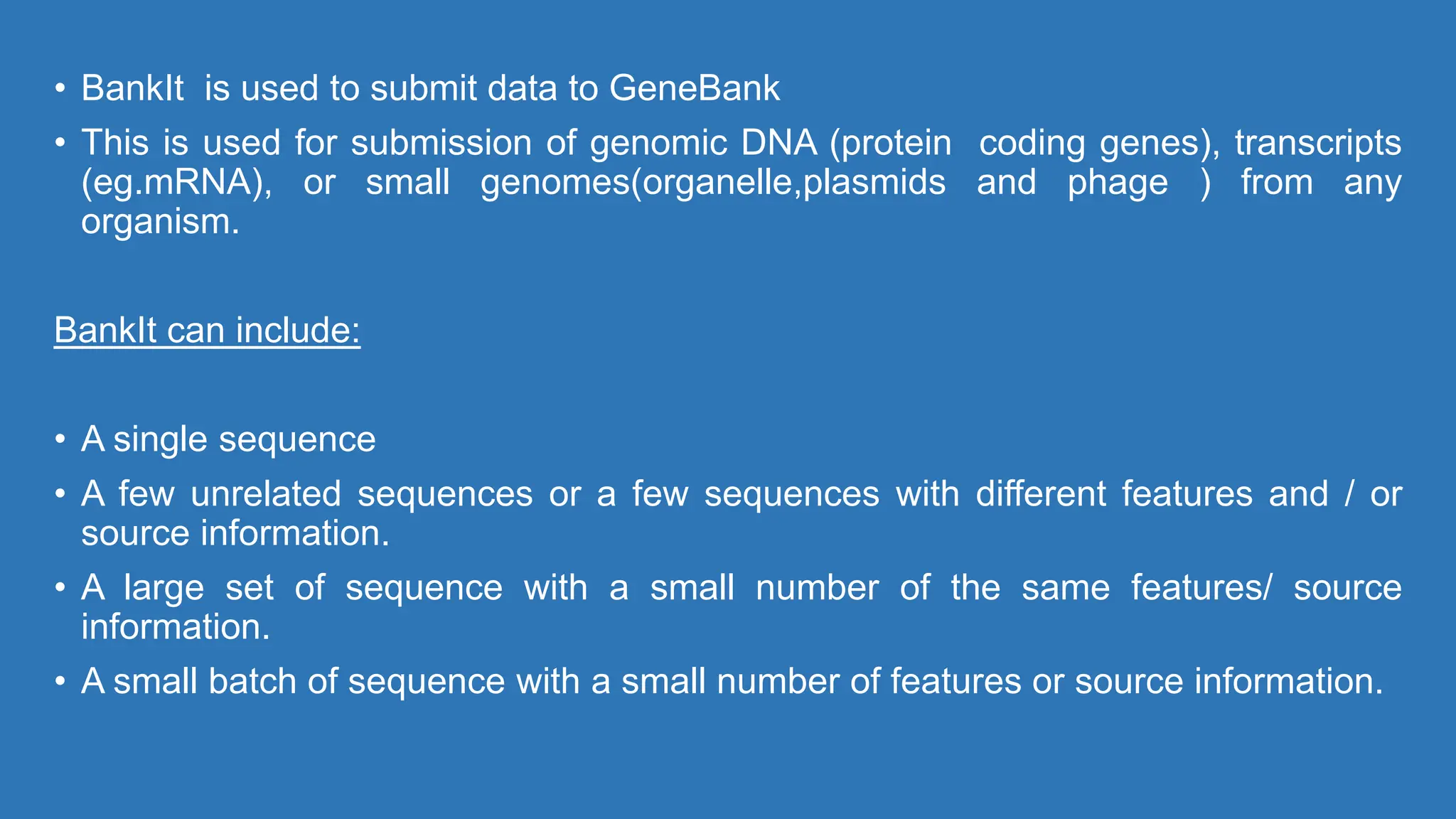 Sequence submission tools ............pptx
