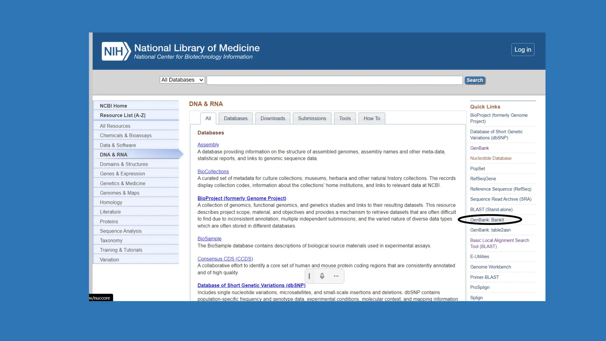 Sequence submission tools ............pptx