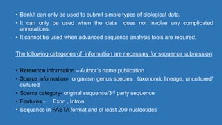 Sequence submission tools ............pptx