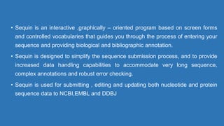 Sequence submission tools ............pptx