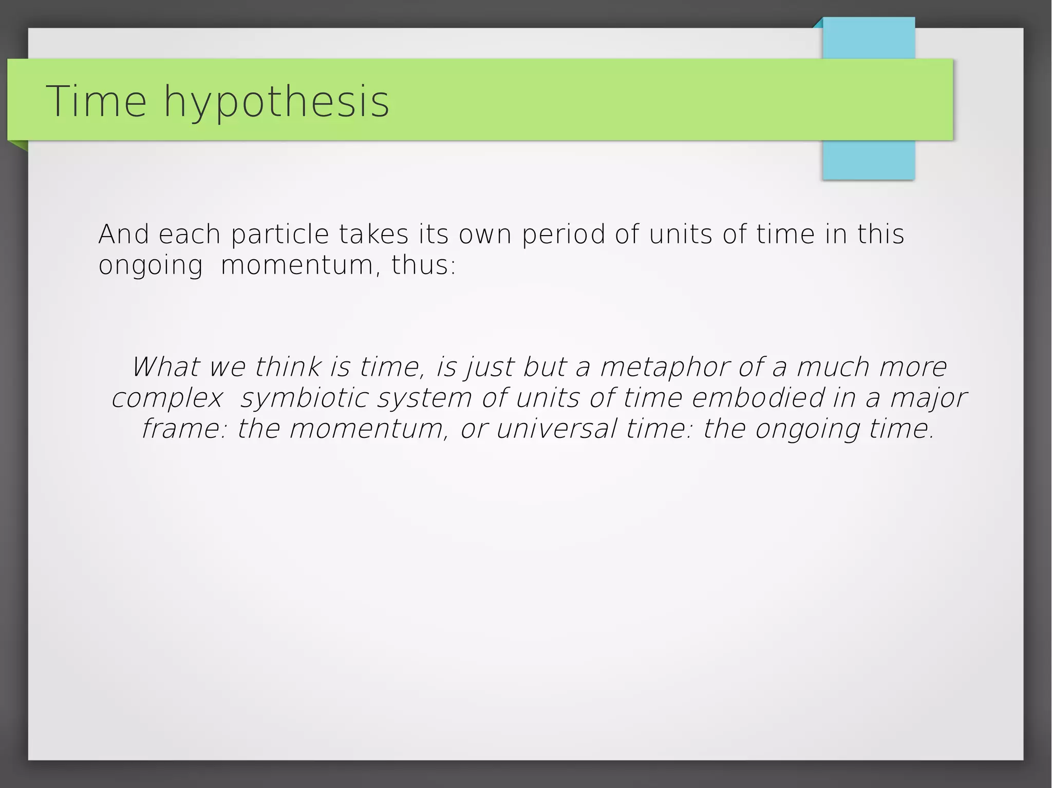 Semantic Density and Time | ODP