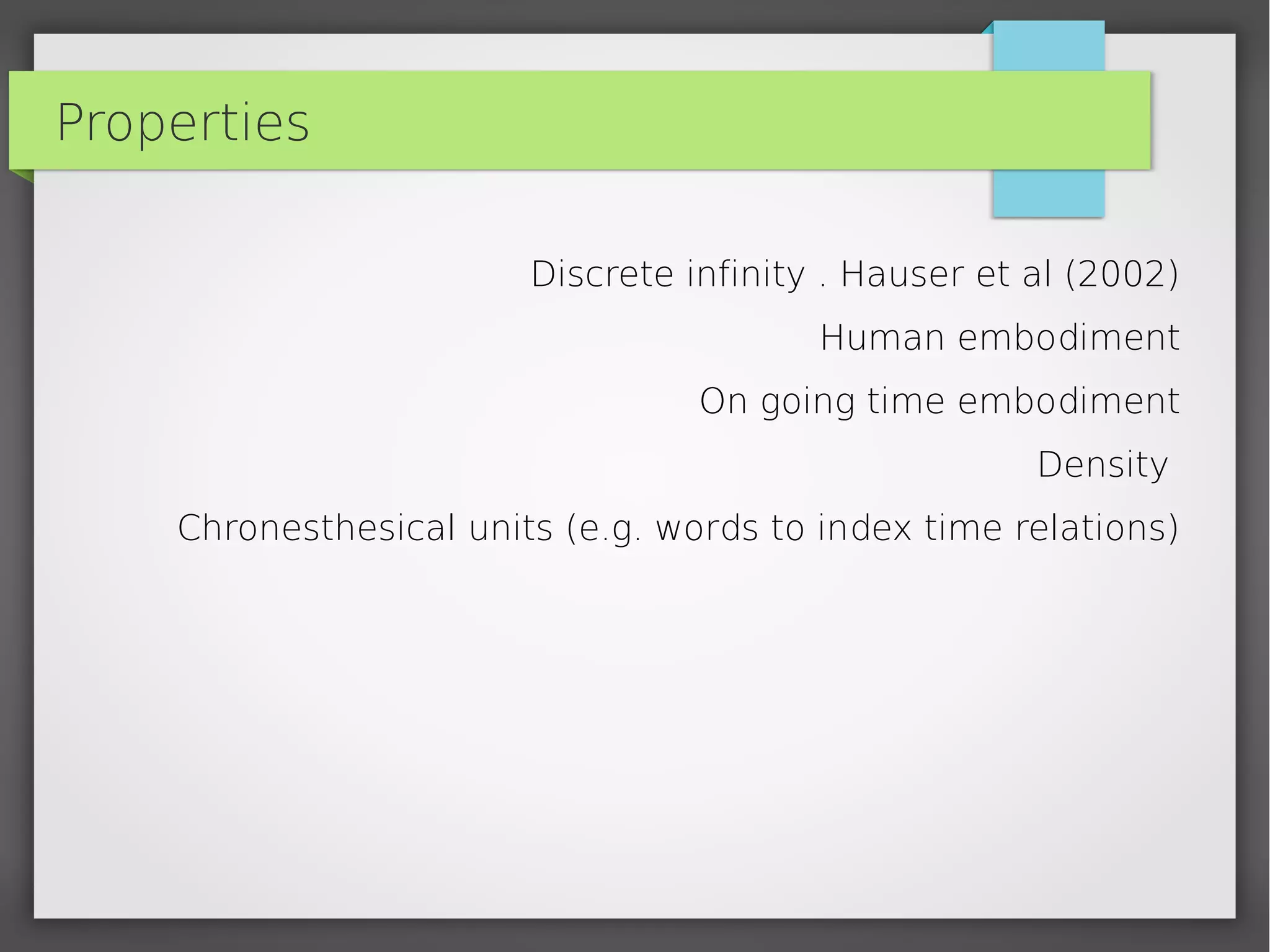 Semantic Density and Time | ODP