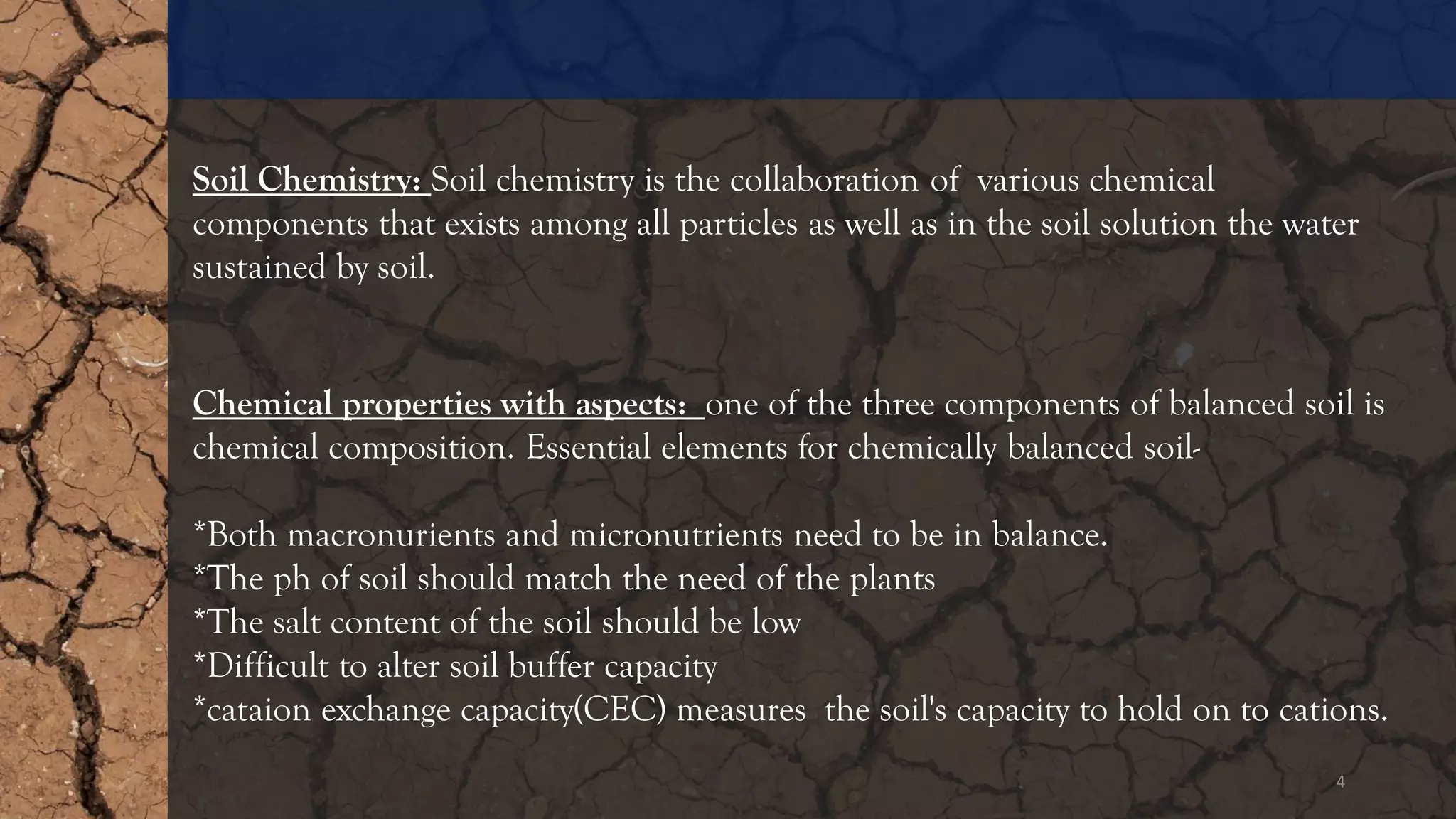 Chemical properties of soil | PDF