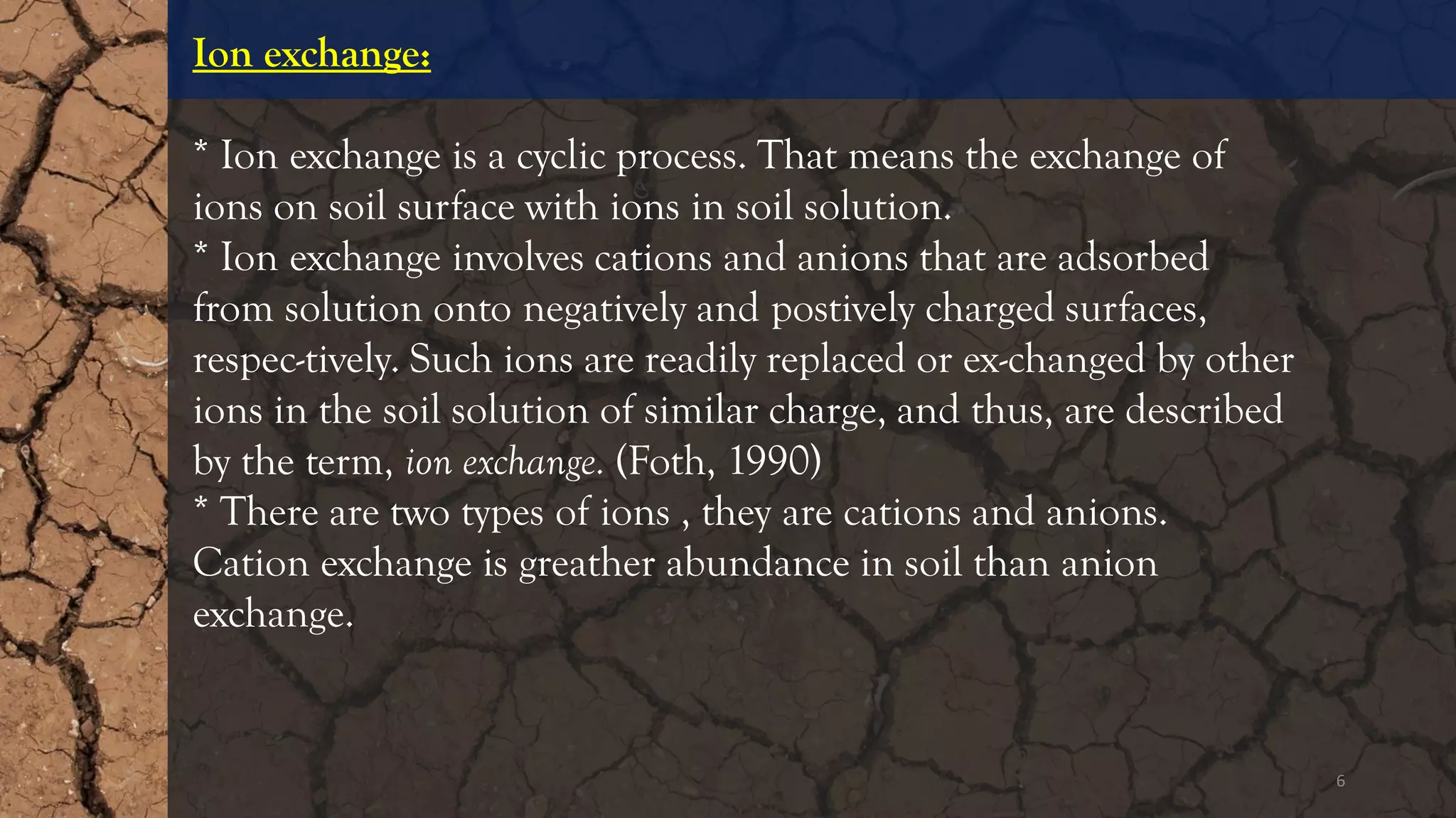 Chemical properties of soil | PDF