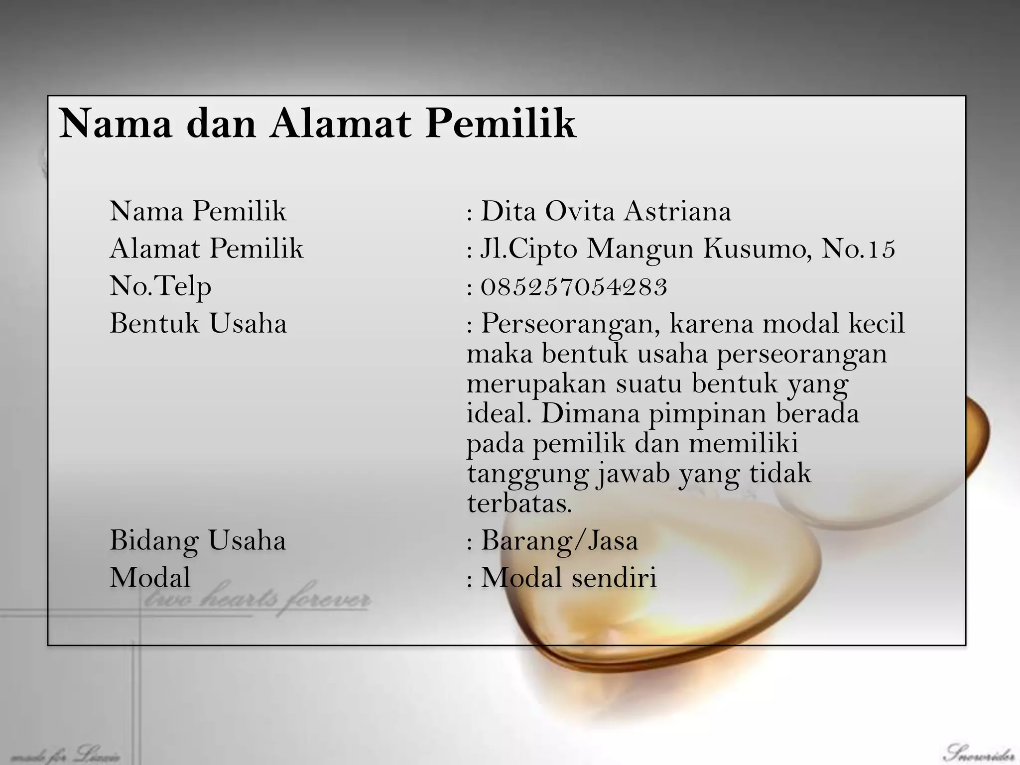 Presentation bisnis plan | PPTX