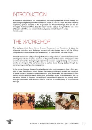 Presentation black dance forms workshop_2015 | PDF